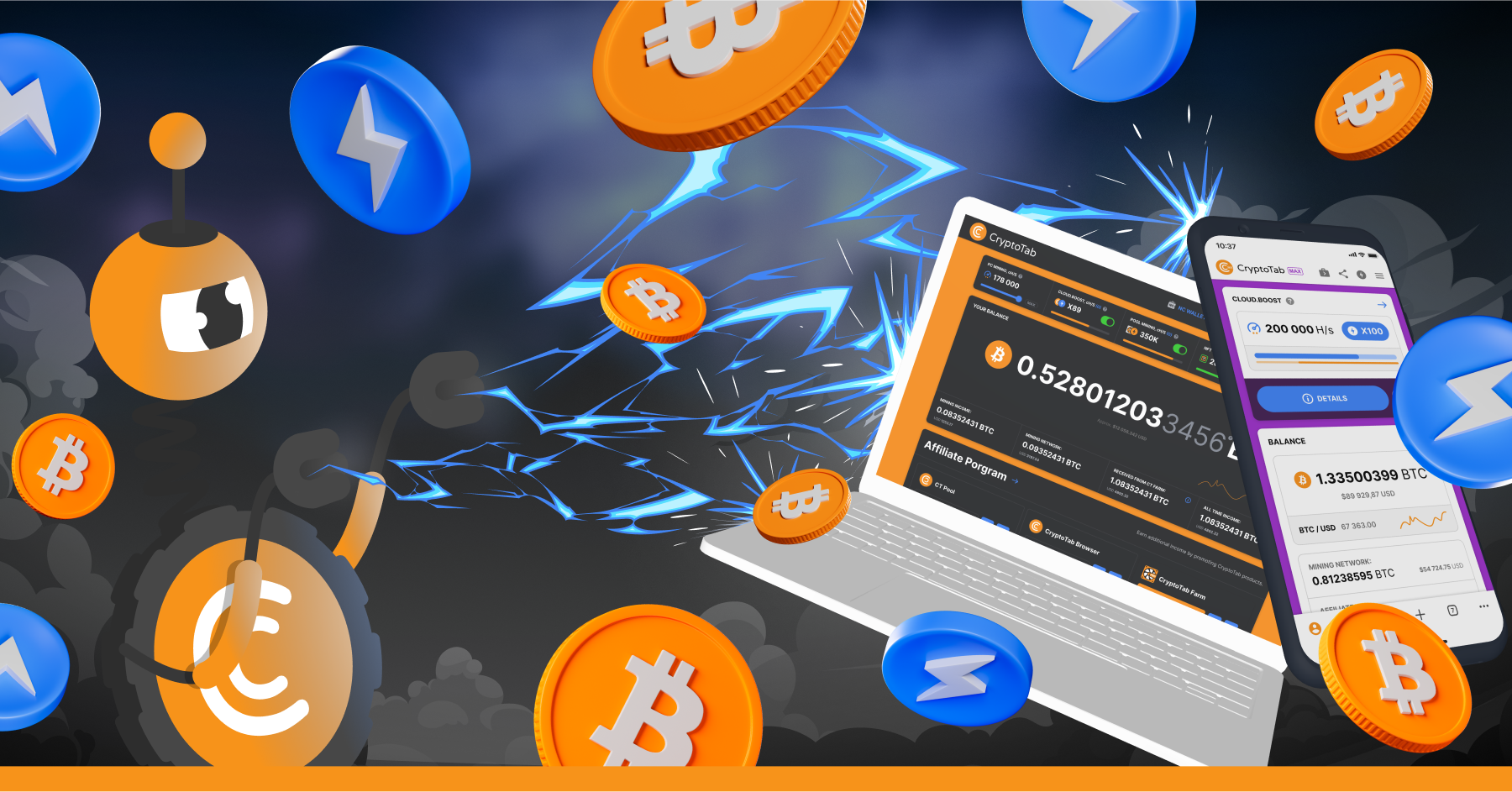 Multiplique sua velocidade de mineração com o Cloud.Boost | CryptoTab ...